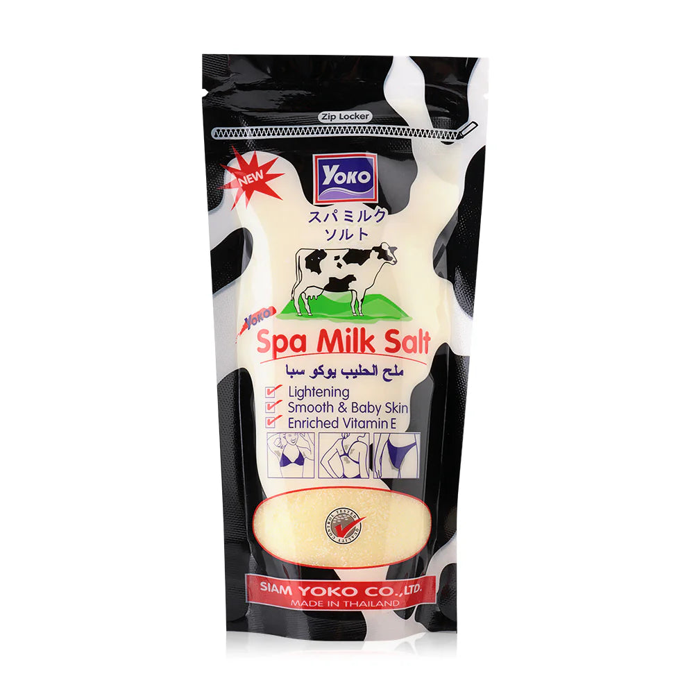 Yoko Spa Milk Salt 300g | Brightening Body Scrub | Thai FDA – Thai ...