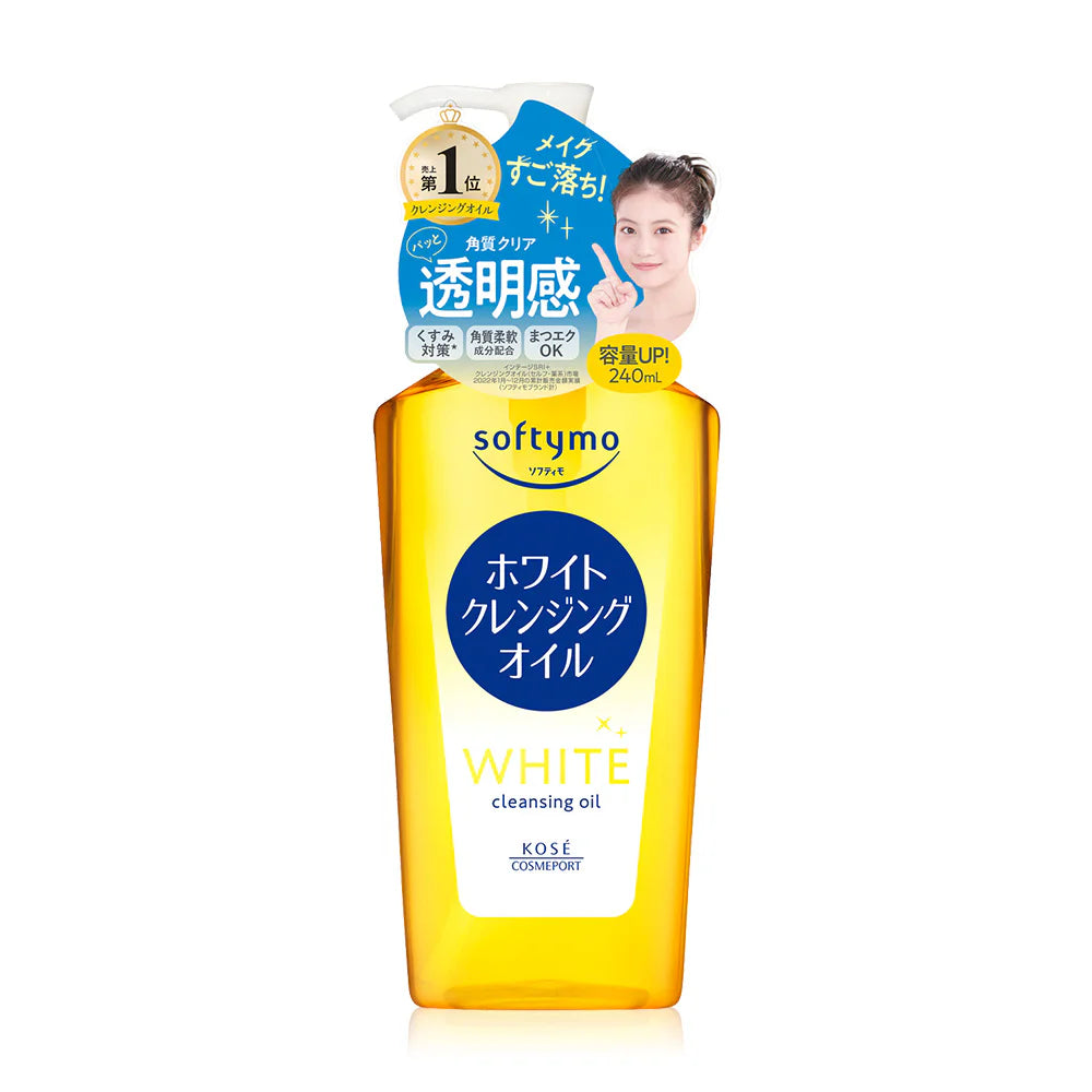 SOFTYMO White Cleansing Oil – Bright & Clear Skin, 240ml – Thai Trade ...
