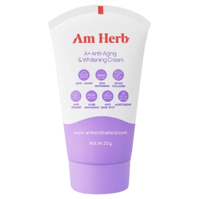 AM HERB A+ Anti-Aging Whitening Cream – Natural Wrinkle Reduction ...