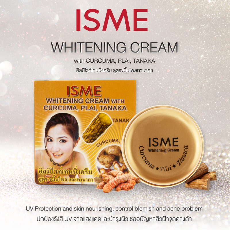 ISME Whitening Cream Curcuma Plai Tanaka 3g | Thai Wholesale – Thai ...