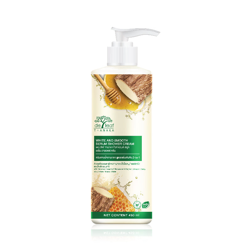 Brighten & Nourish with De Leaf Thanaka Serum Shower Cream – Thai Trade ...