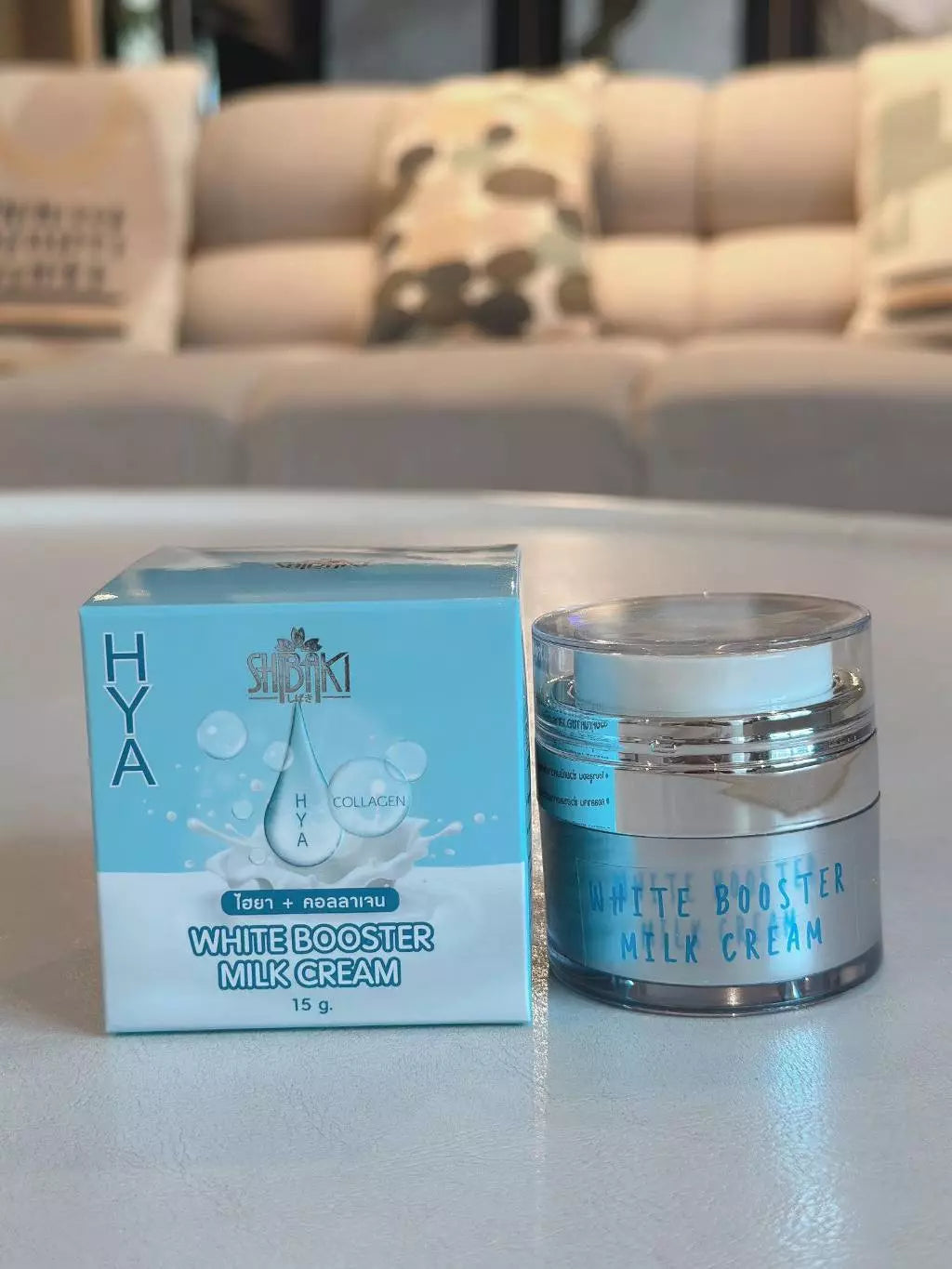 SHIBAKI HYA Collagen White Booster Milk Cream 15g | Glowing Skin – Thai ...